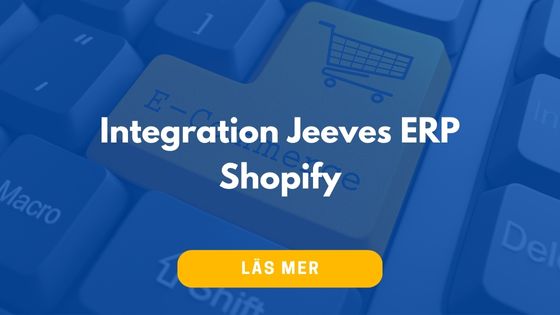 Jeeves ERP - affärssystem - Systemstöd